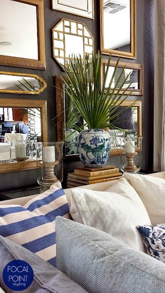 7 Beautiful Ways To Decorate With Mirrors • One Brick At A Time