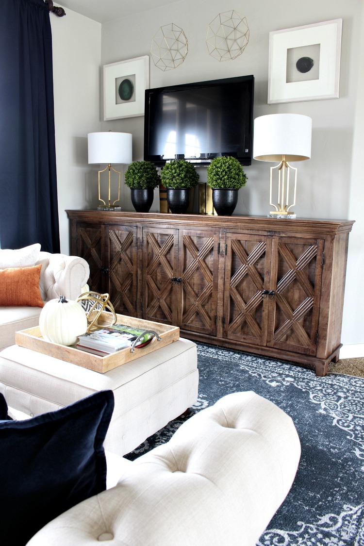 How To Style A TV Unit • One Brick At A Time
