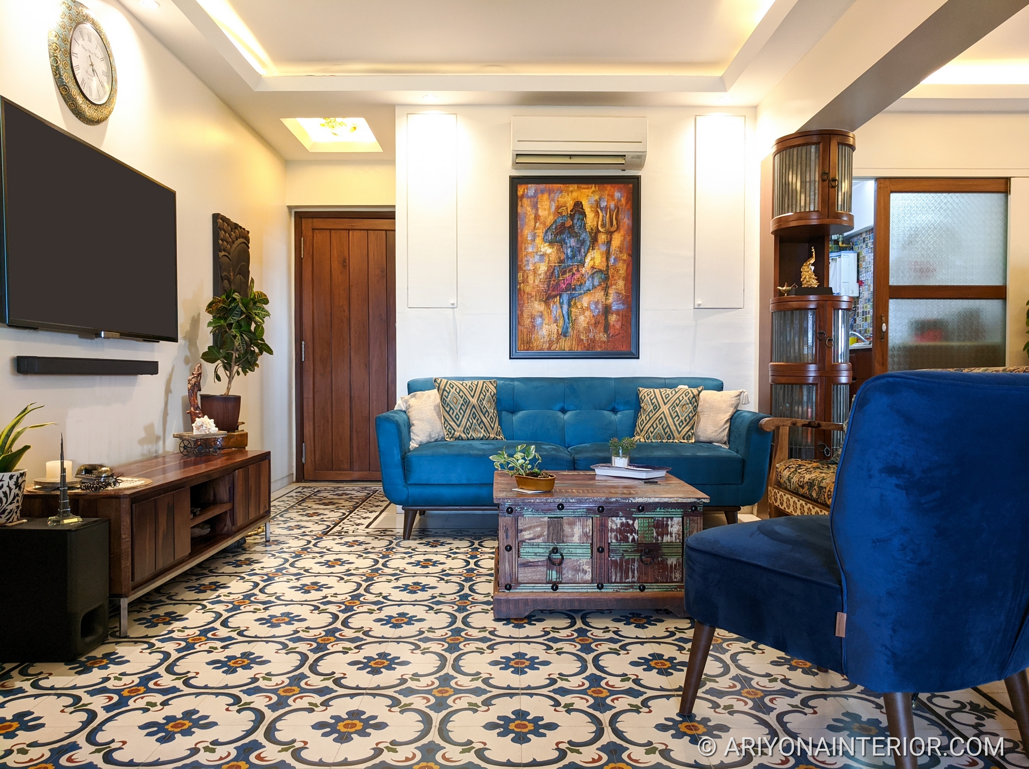 Haveli Style Living Room Reveal • One Brick At A Time