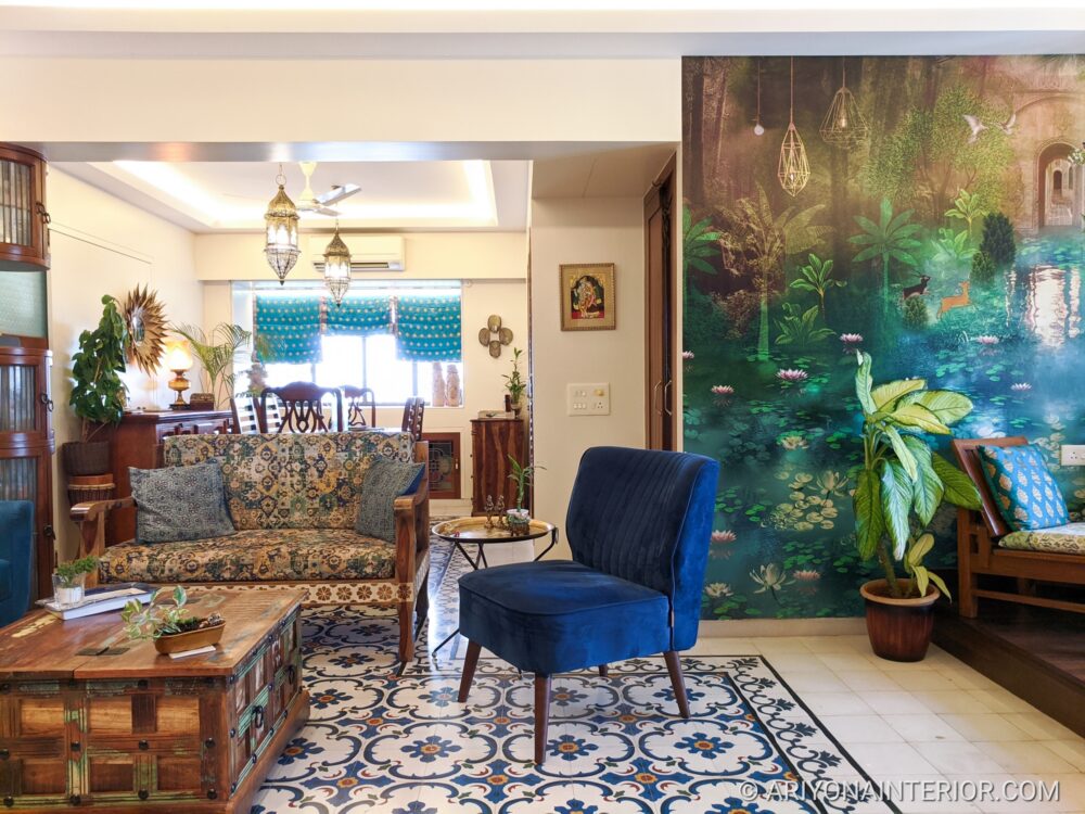 Haveli Style Living Room Reveal • One Brick At A Time