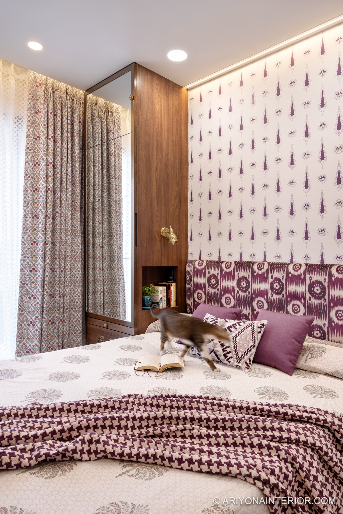 Lavender Guest Room - Blue Door Project • One Brick At A Time