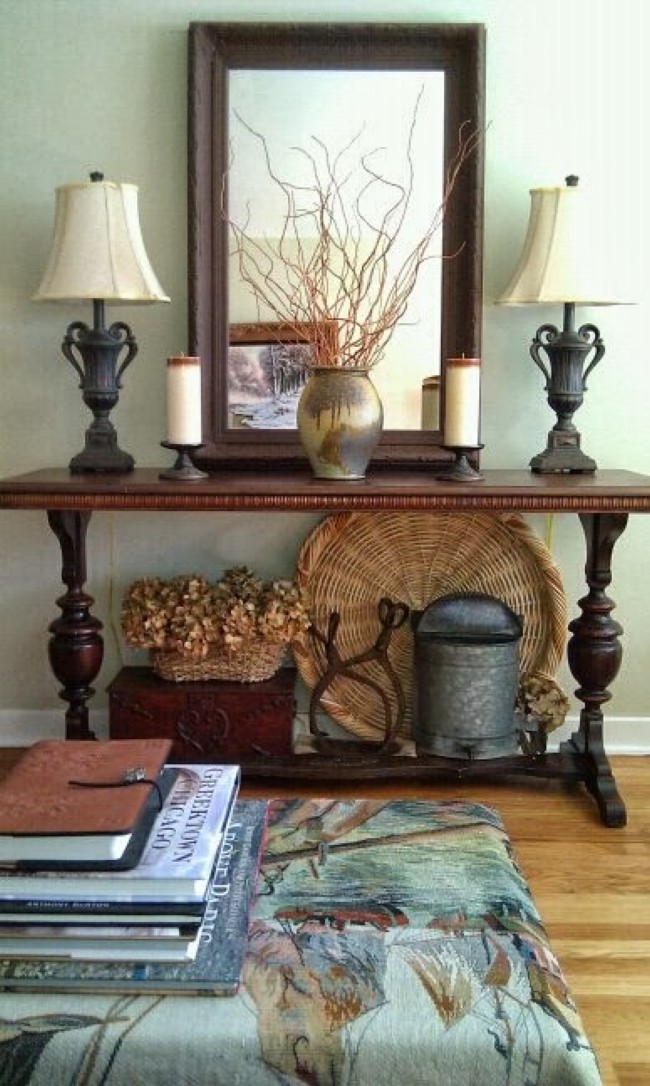 How To Style A Console Table • One Brick At A Time