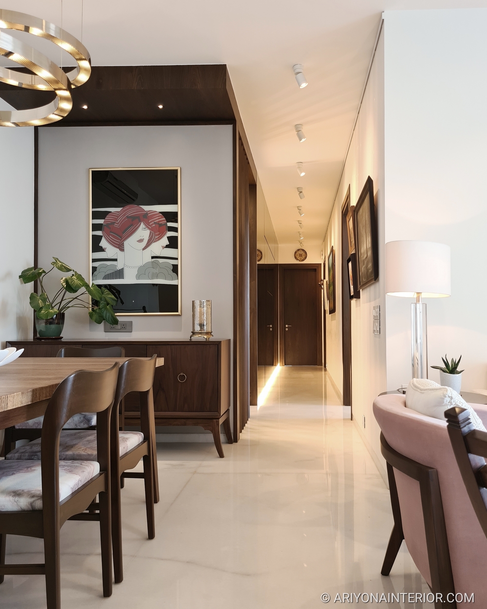 Entrance, Passage and Study Reveal - MCM Home • One Brick At A Time